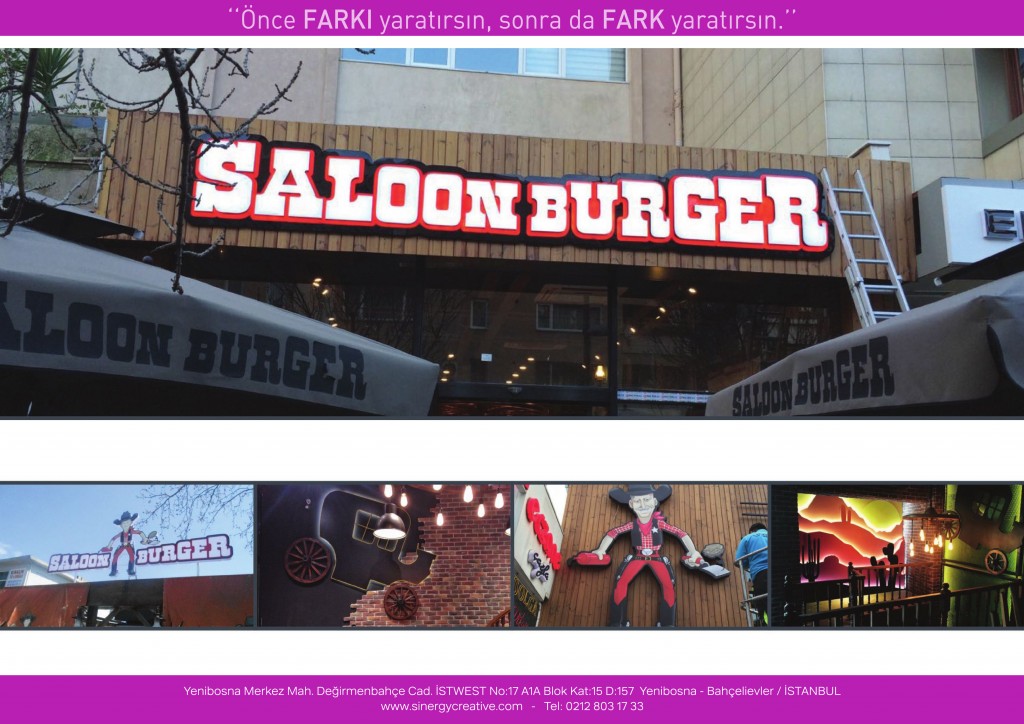 Sinergy Creative Reklam Ajansı Saloon Burger